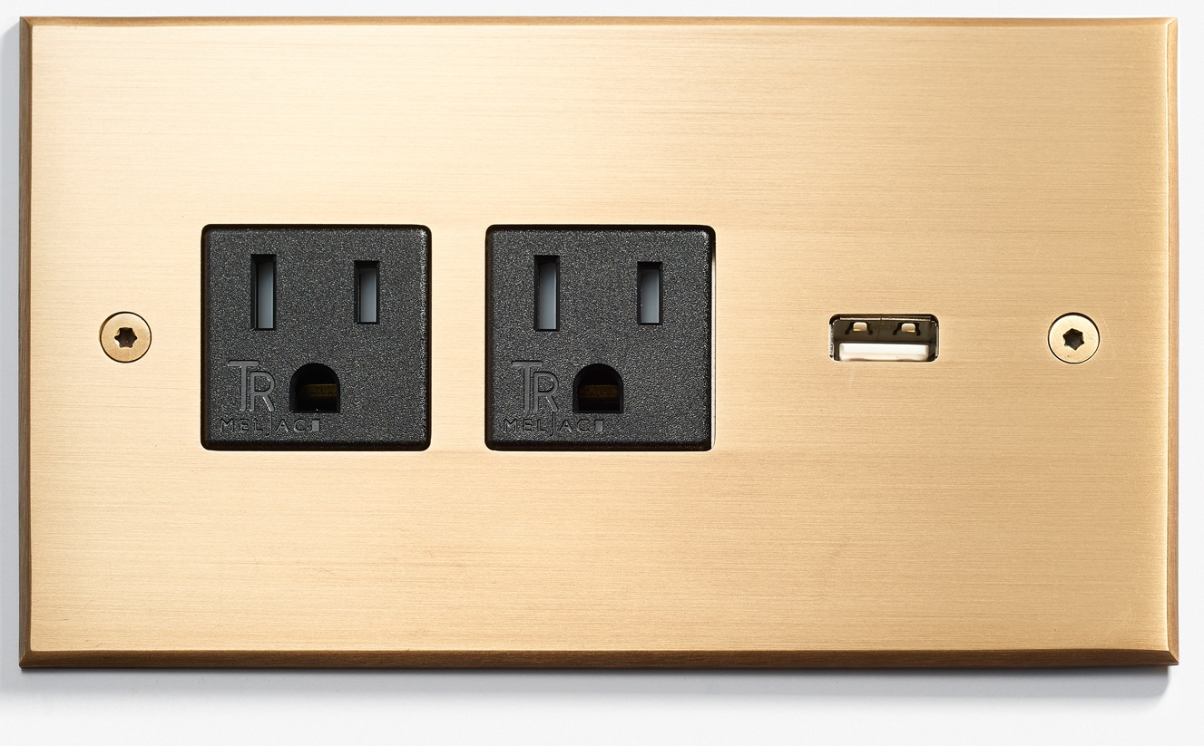 Elegant combination sockets plates from MELJAC - Meljac